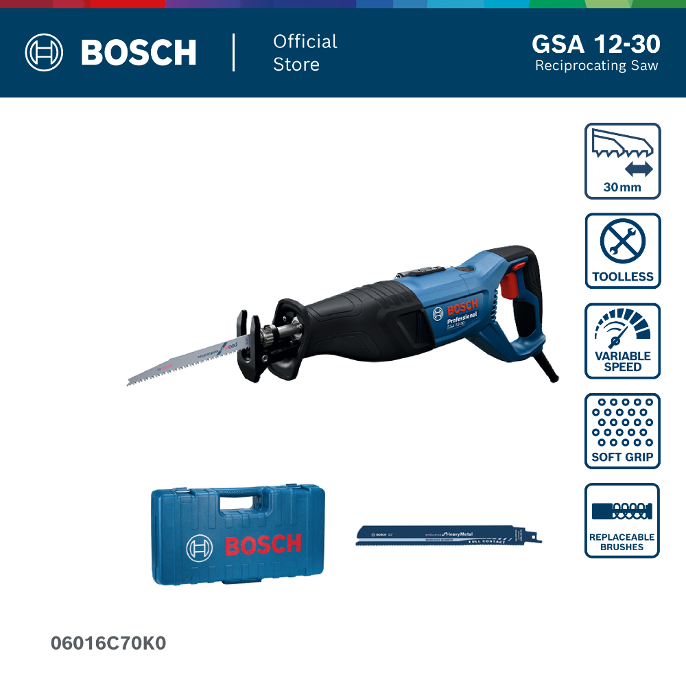 Bosch Power Tools GSA 12-30 Reciprocating Saw | Shopee Philippines