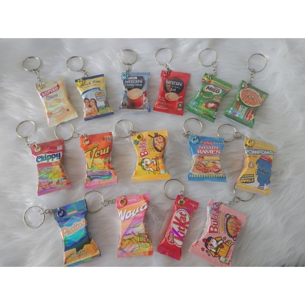 Pinoy Chichirya trinkets Keychain | Shopee Philippines