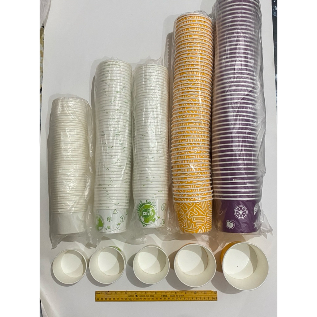 1 BOX (1,000 pcs) Paper bowl (220cc, 260cc, 320cc, 390cc) wholesale ...