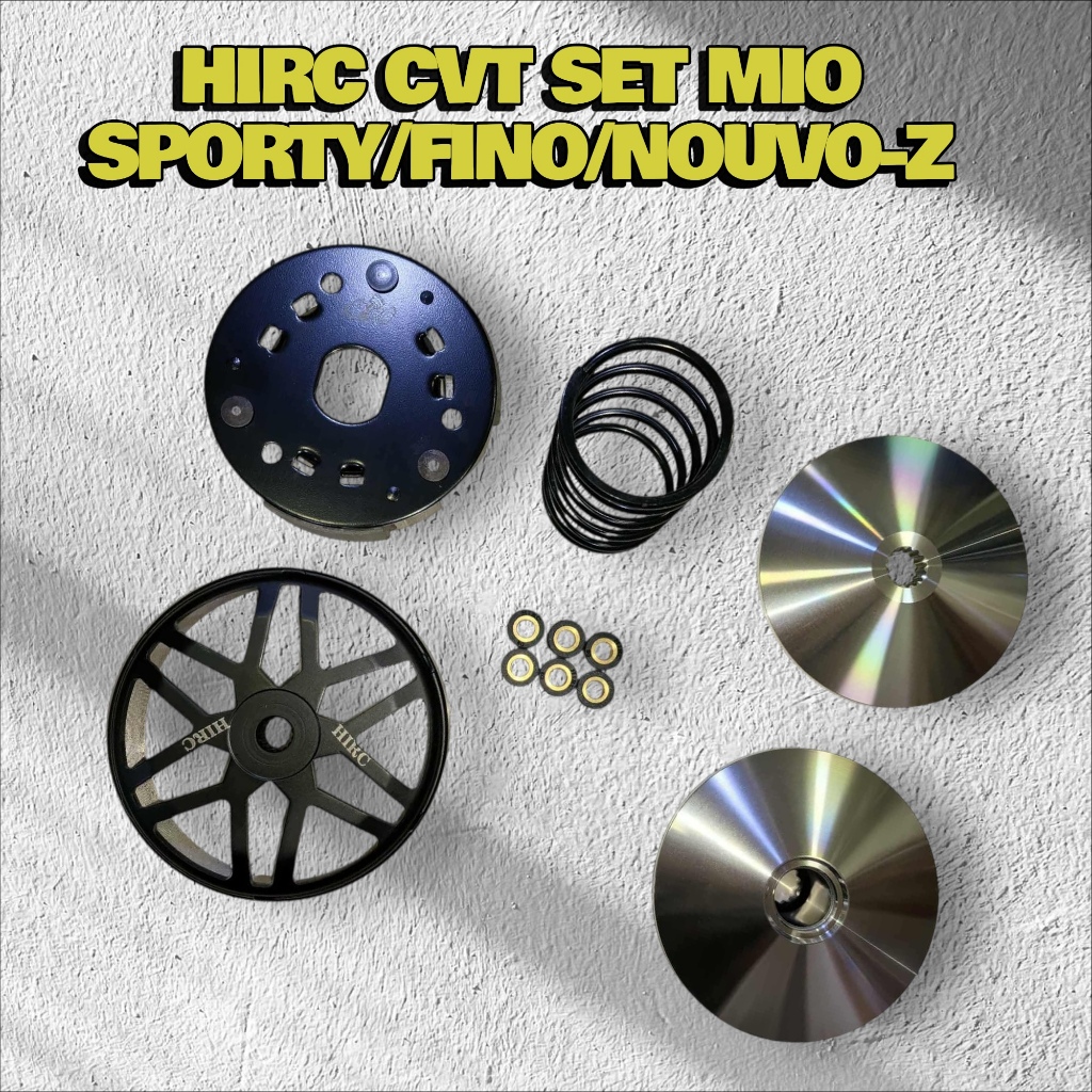 HIRC CVT SET MIO SPORTY/MIO110/SOULTY/NOUVO/FINO CARB/MIO SOUL CARB ...