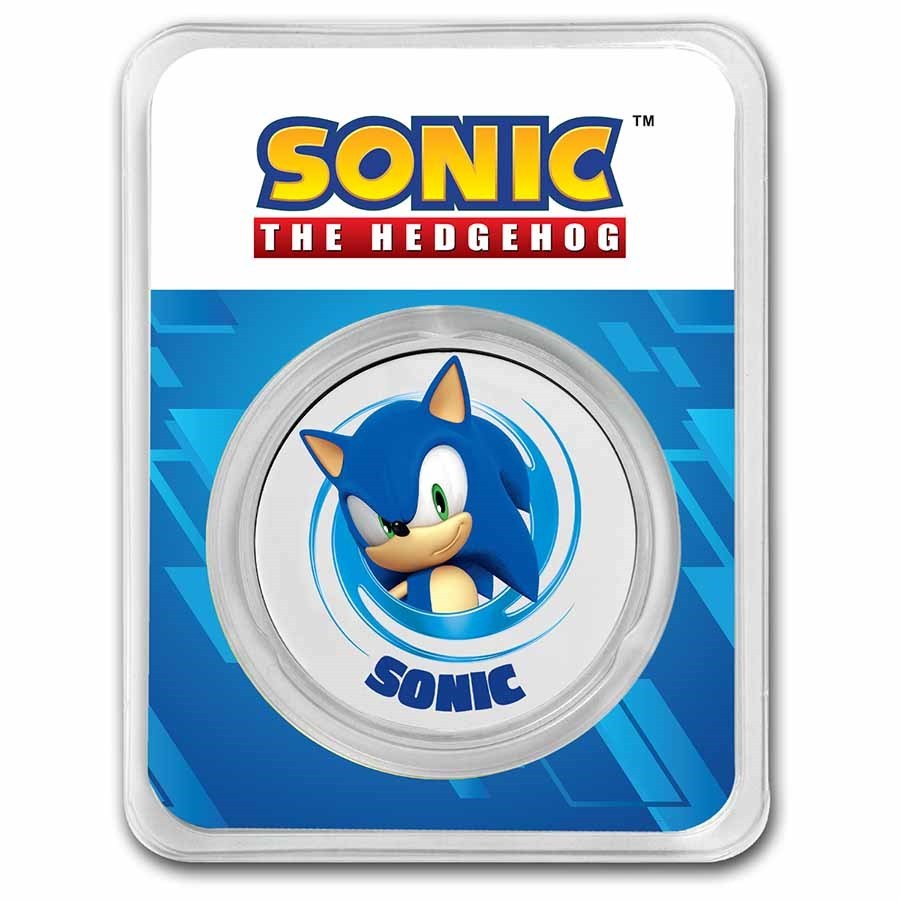 Sonic the Hedgehog 1 oz Colorized Silver Coin in TEP | Shopee Philippines
