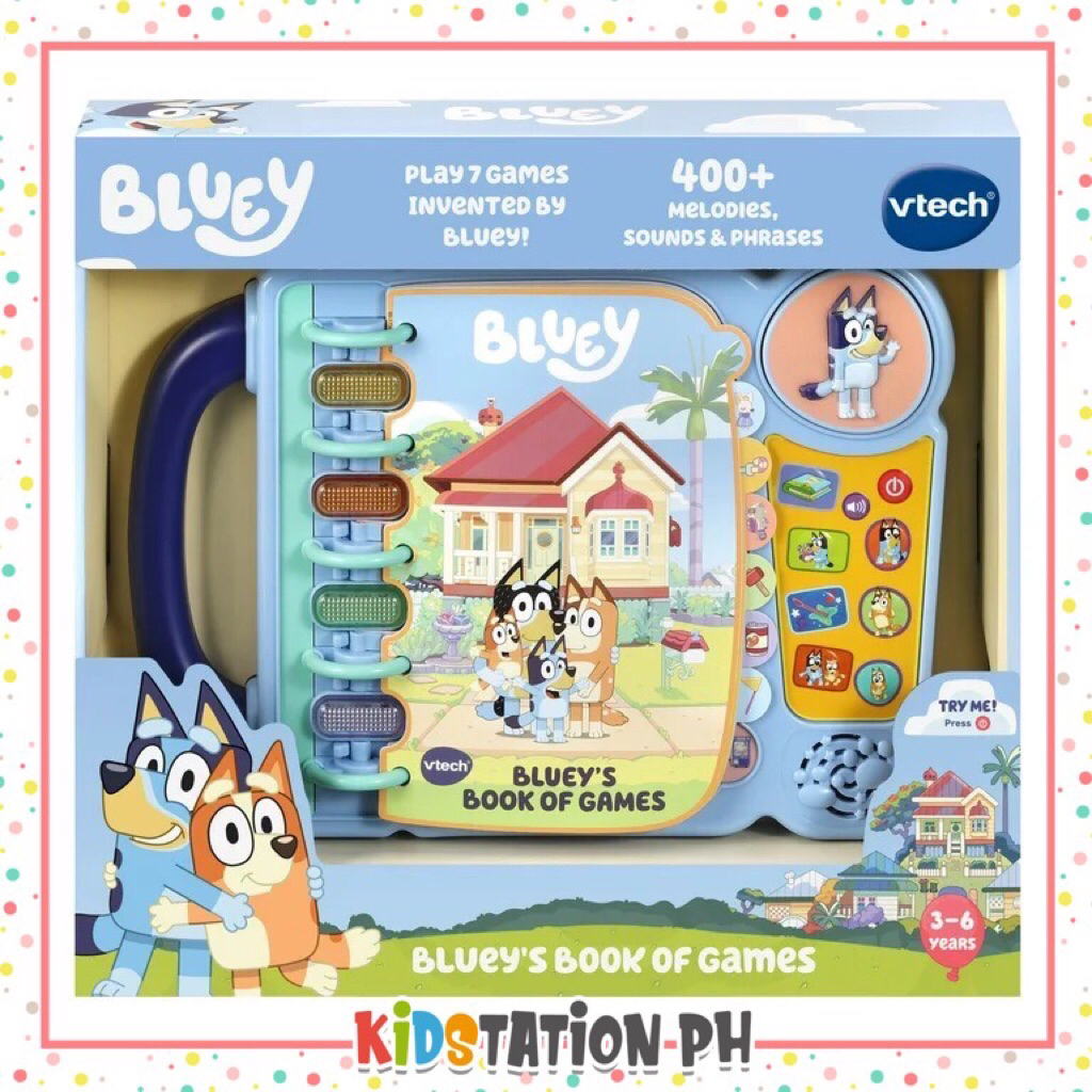 Vtech Bluey Book Of Games Toddler Toy | Shopee Philippines
