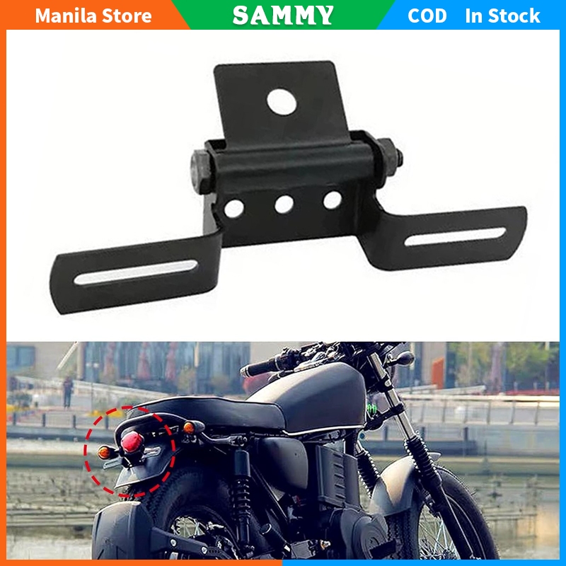 Universal Motorcycle License Plate Bracket Folding License Plate Tail ...