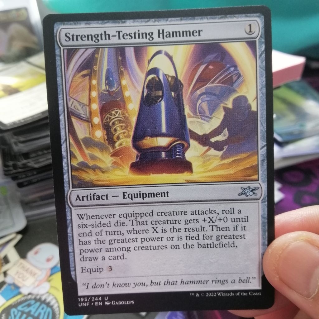 1 Strength-Testing hammer UNF MTG card magic the gathering EDH | Shopee ...