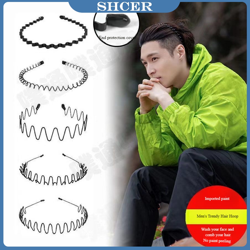 Men's Long Hair Management Tool Invisible Hair Band & Tie 5-Piece Set ...