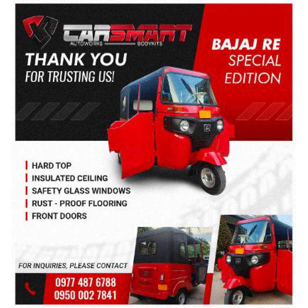 BAJAJ RE FRONT DOORS ( 2024 - LATEST MODEL ) | Shopee Philippines