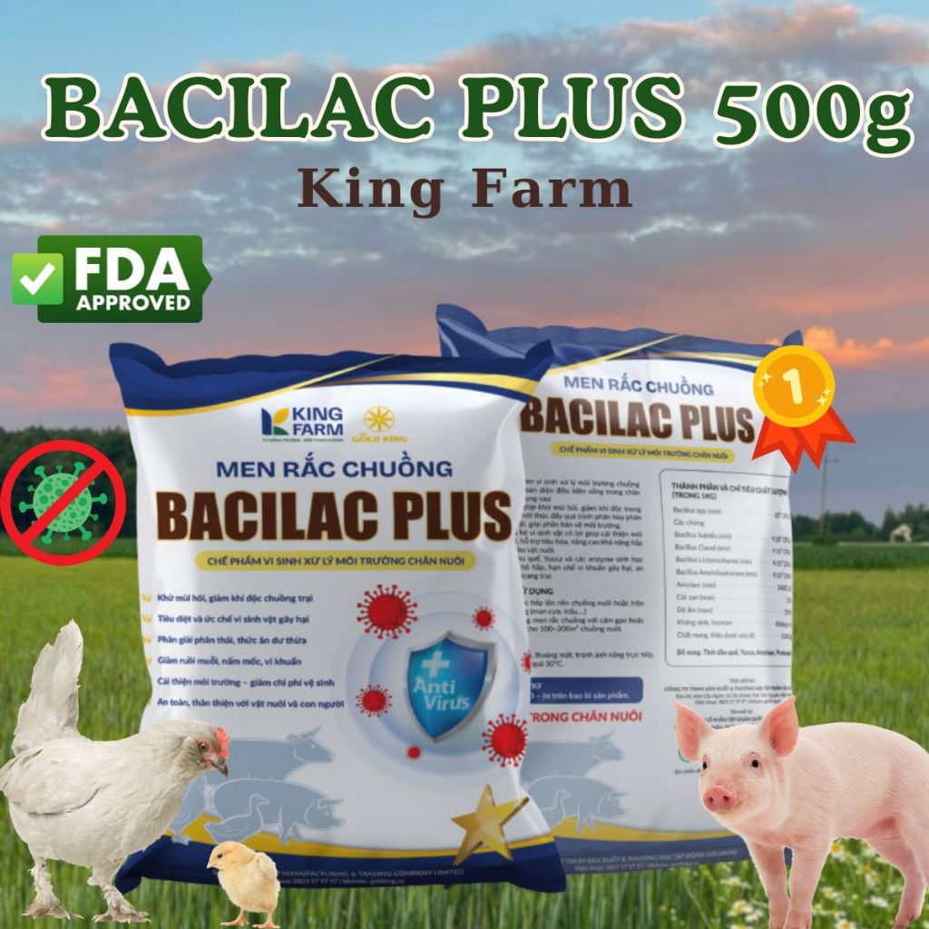 BACILAC PLUS 500g Organic Fertilizer for Livestock | Removes Odor ...