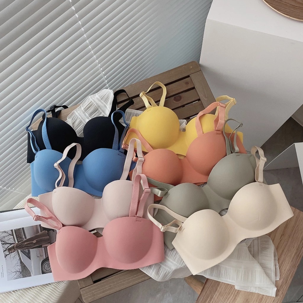 Plussize Seamless Bra for womens Push up Bra Non-Wire Sexy Bra brallete ...