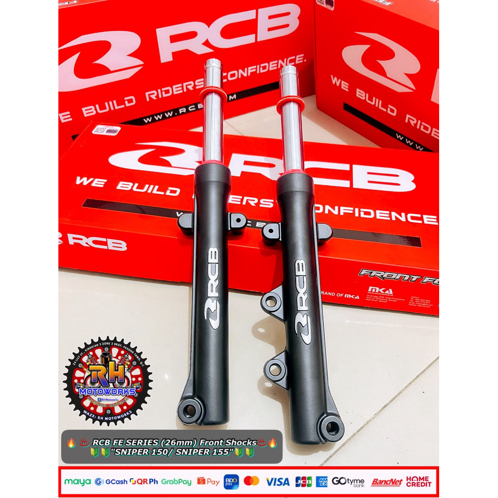 RCB FE SERIES SNIPER 150/155 FRONT SHOCKS (26mm) 100% RCB AUTHORIZED ...