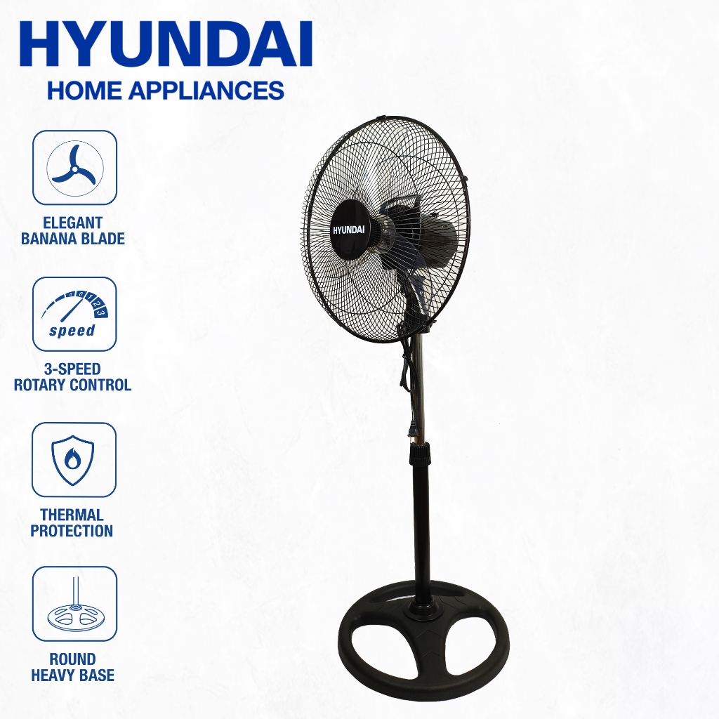 Hyundai Appliances by Winland Hyundai Stand Fan 18-inch 65W (HEF-OSF18 ...