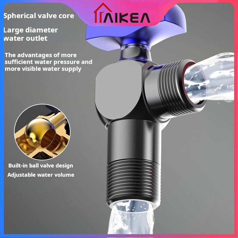 Copper household bathroom kitchen bathroom water heater hot and cold ...
