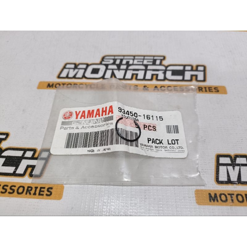 GENUINE YAMAHA (93450–16115) CIRCLIP / PISTON PIN LOCK FOR SNIPER 135 ...