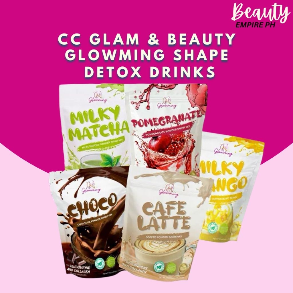 Glowming Detox Pomegranate, Cafe Latte, Choco, Milky Mango & Milky ...