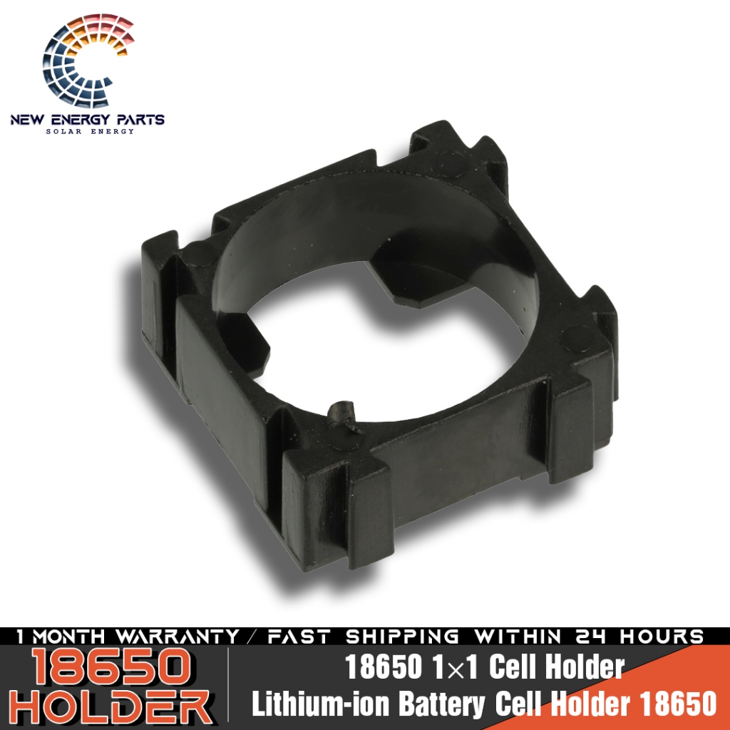 4PCS 1x1 18650 Battery Holder Case Batteries Pack Plastic Bracket for ...