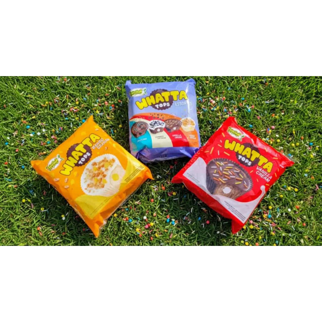 WHATTA TOPS CUPCAKES 3 FLAVORS 10X35g PACKS | Shopee Philippines