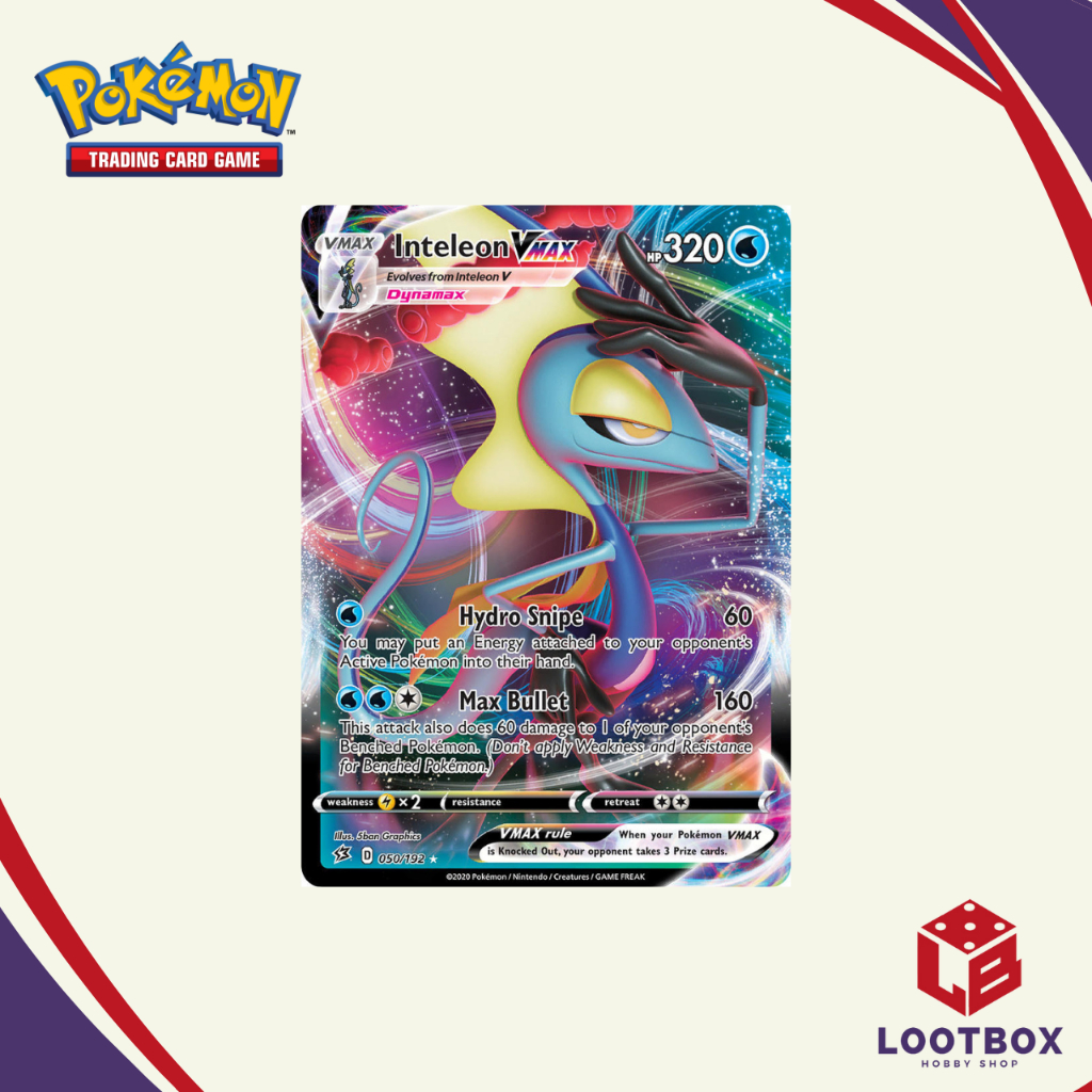 Pokemon Card Game: Inteleon VMAX (Ultra Rare) - Rebel Clash | Shopee ...