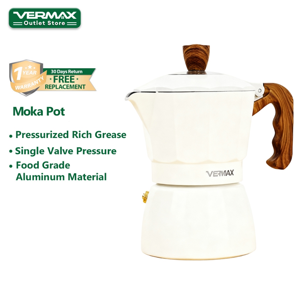 Vermax Brand New High Quality Moka Express Aluminum Moka Pot ...