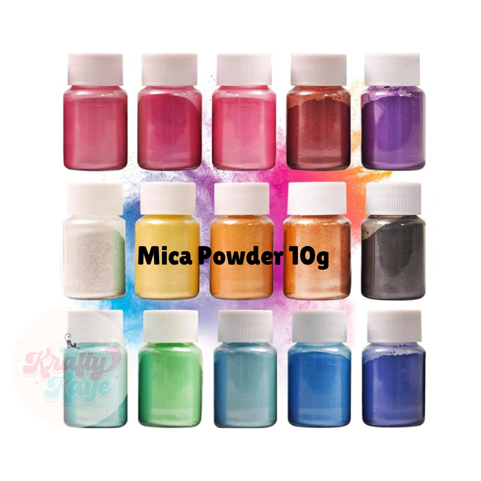 10G MICA POWDER FOR ARTS AND CRAFT UV RESIN PIGMENT | Shopee Philippines