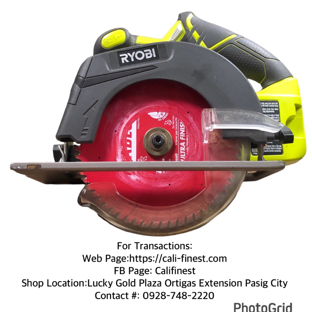 Ryobi P507 ONE+ 18V Cordless 5 1/2 in. Circular Saw PT#001 | Shopee ...