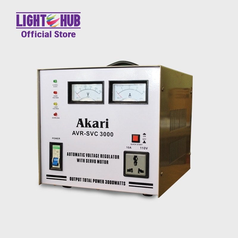 Akari Automatic Voltage Regulator 3000W (AVR-SVC 3000) | Shopee Philippines