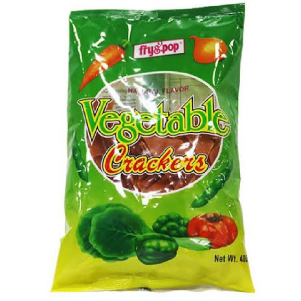 Fry& Pop's Vegetables Crackers 200g | Shopee Philippines