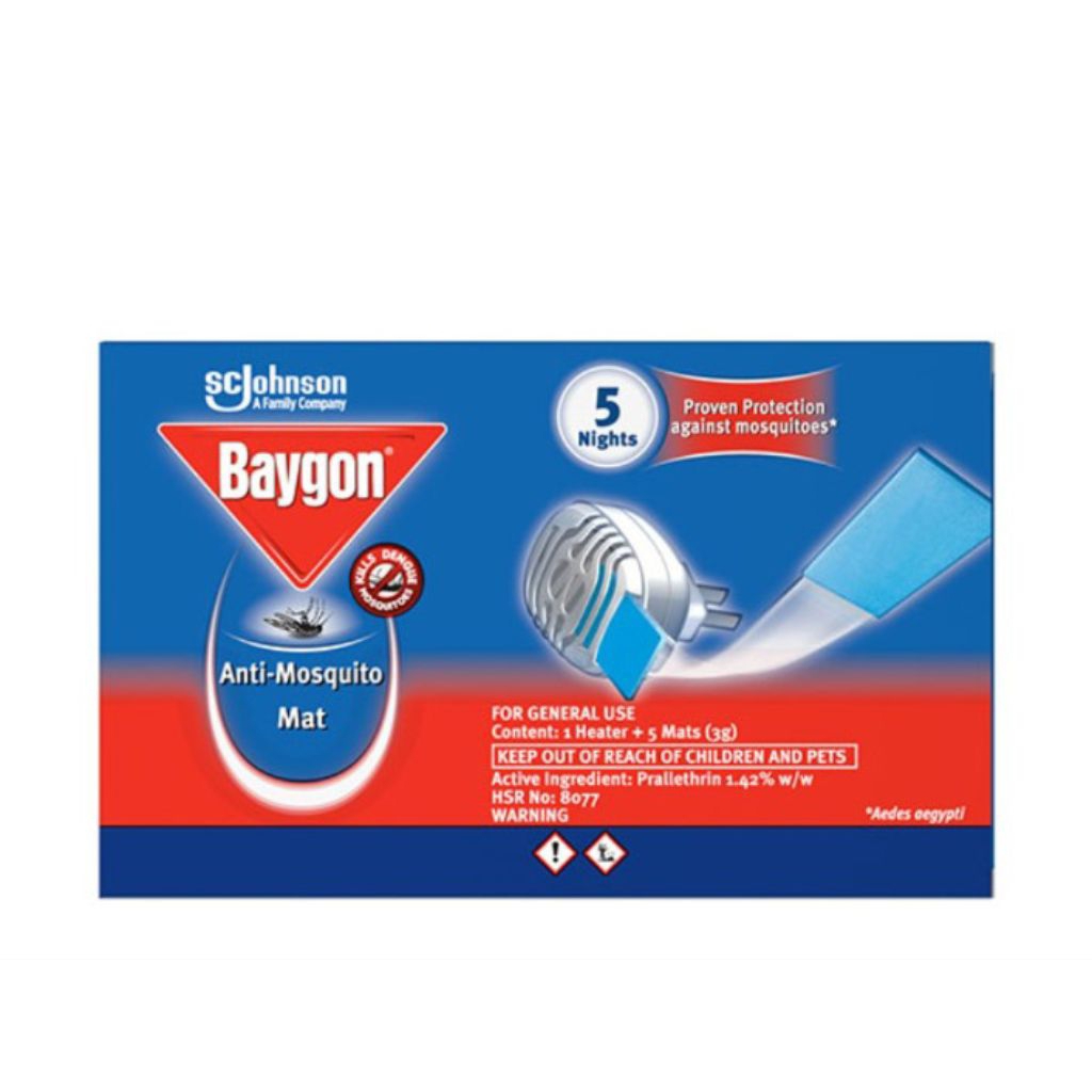 BAYGON MAT ANTI DENGUE MOSQUITO 10 NIGHT/Baygon Mat Anti-Dengue ...