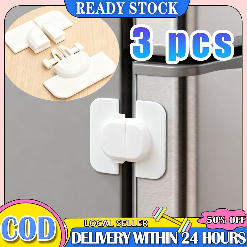 Baby Safety Refrigerator Lock Childproof Anti-Clamp Fridge Lock for Ref ...