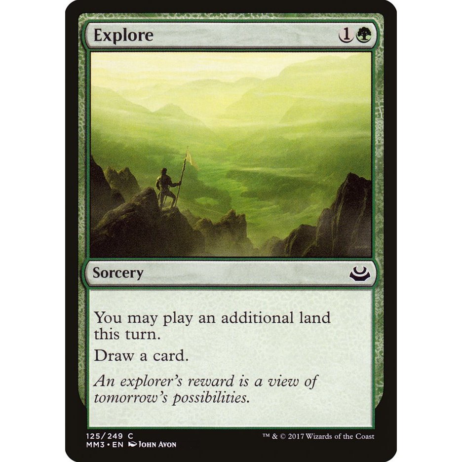 N MAGIC THE GATHERING - MTG - [GREEN] - Exploer MM3 | Shopee Philippines