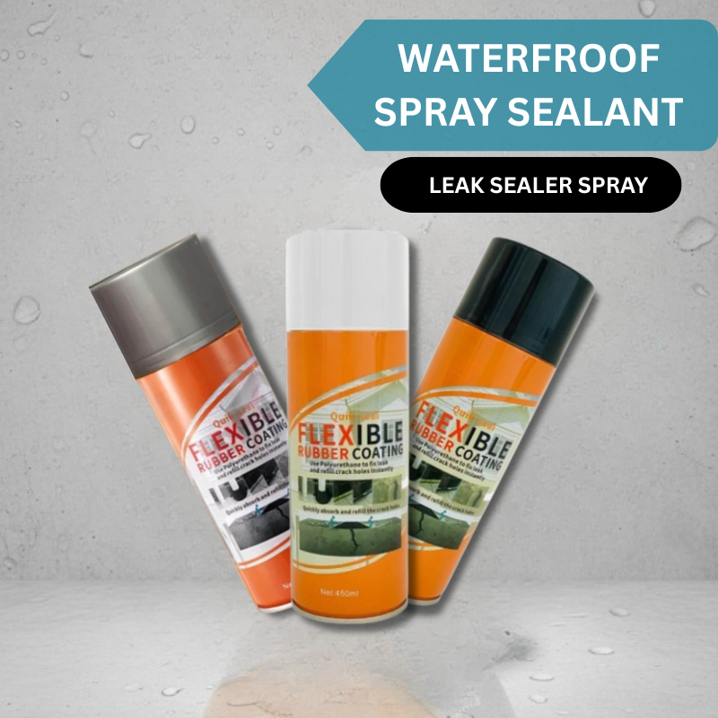 High-Strength Flexible Rubber Coating Leak Sealer Spray – Quick-Dry ...