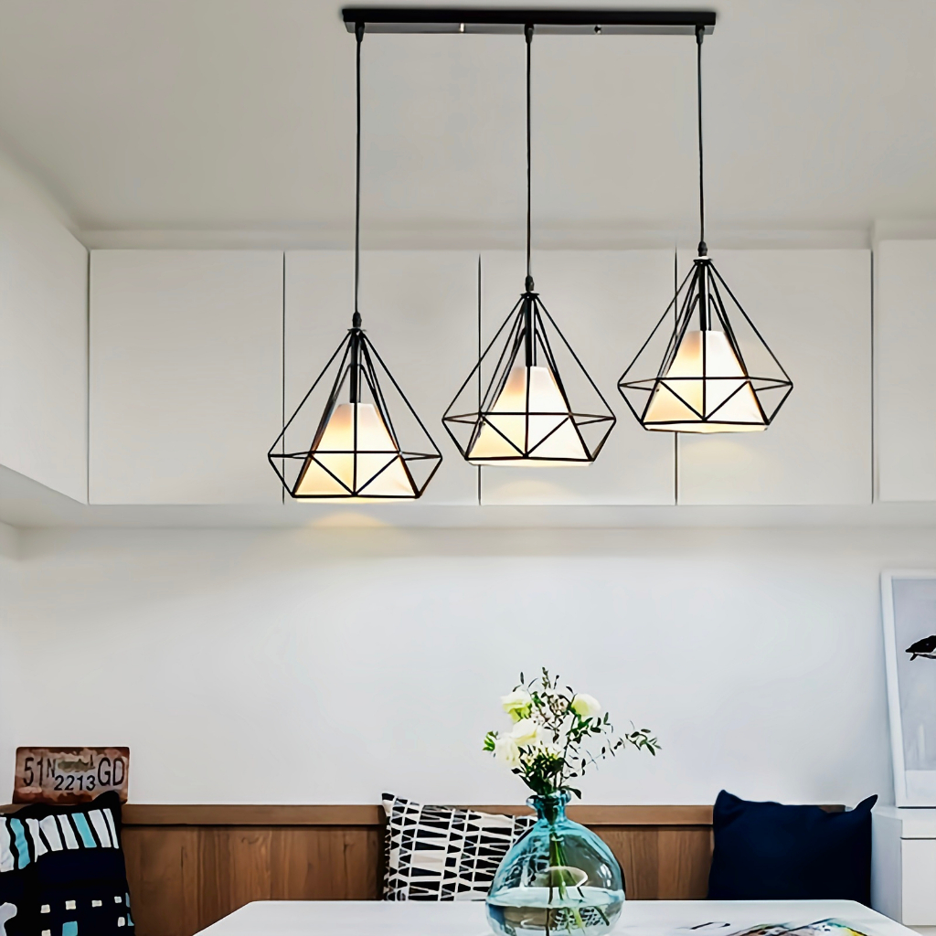 Gecree Pendant Lights Minimalist Personality Retro Living Room light ...