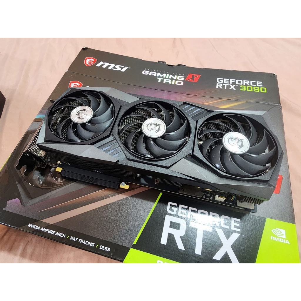MSI GeForce RTX 3090 Graphic Card Gaming Trio | Shopee Philippines
