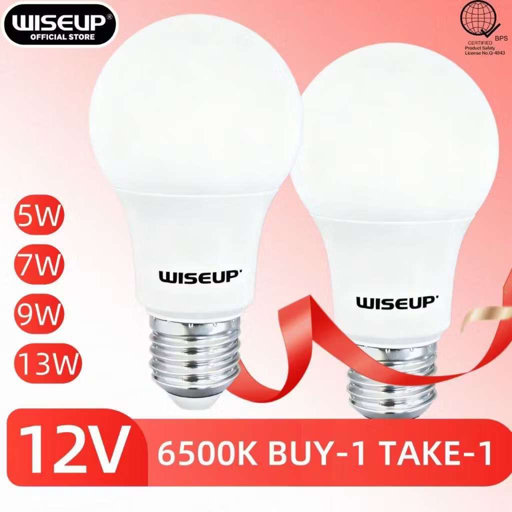 WiseUp BUY 1 TAKE 1 220V LED Bulb 7W, 9W, 12W E27 Day Light & Warm ...