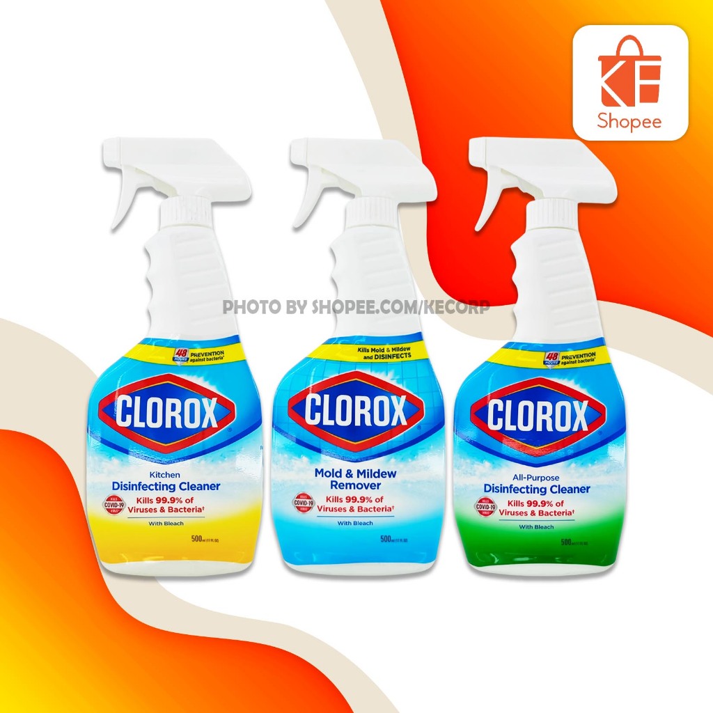 Clorox Disinfecting Cleaner with Bleach 17oz 500ml kcS11207 | Shopee ...