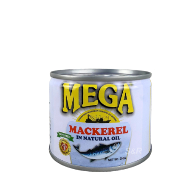 Mega Mackerel in Natural Oil 200g | Shopee Philippines