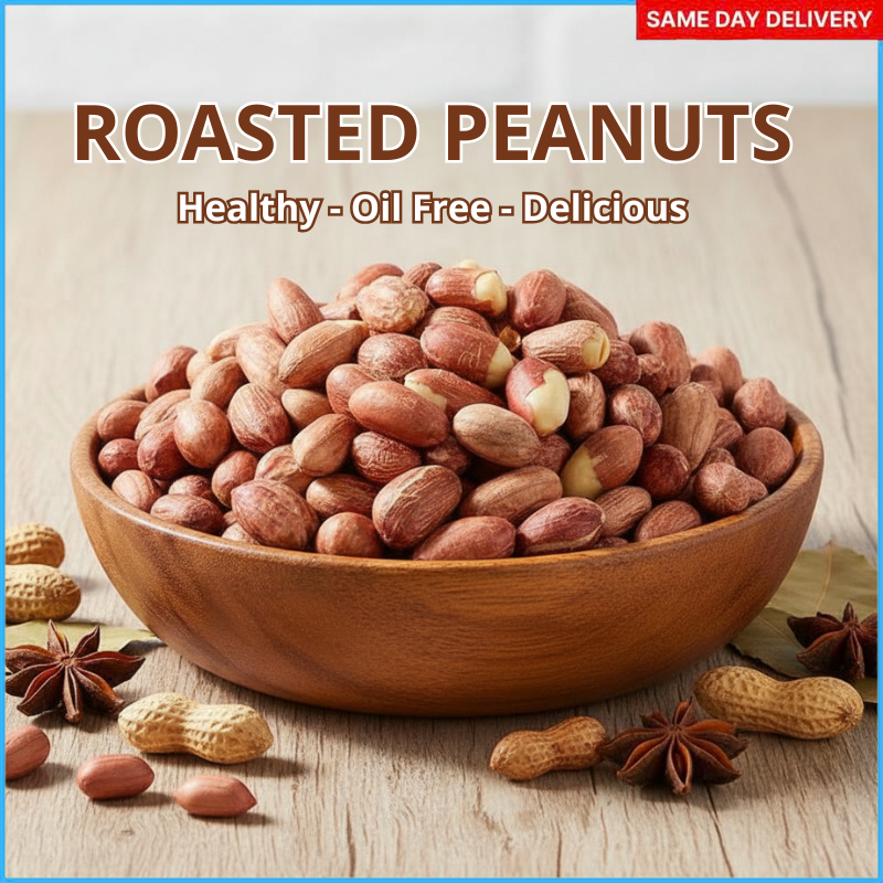 FIVE SPICE ROASTED PEANUTS | OIL-FREE, UNSALTED, WHOLE (Adobong mani ...
