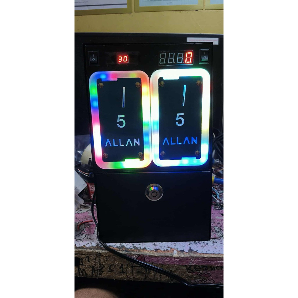 dual 2in1 foaming and carwash vendo P5 only new/old coins w/LED lights ...