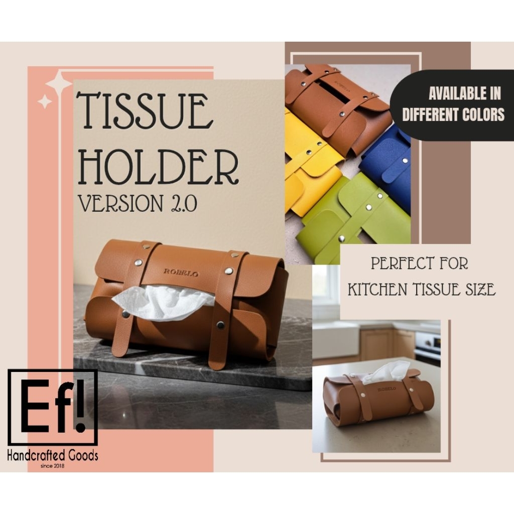 PERSONALIZED BIG TISSUE HOLDER (fits Kitchen Tissue Size) | Shopee ...