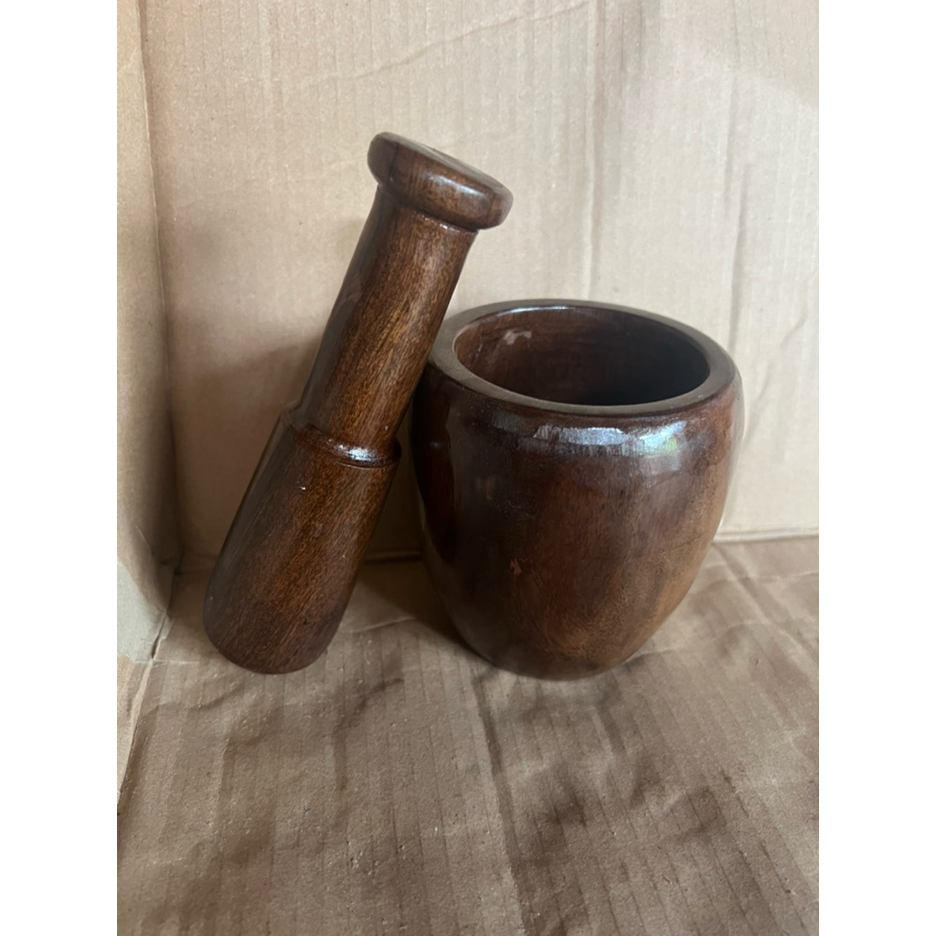mortal and pestle magkuno wood (almires /lusong ) | Shopee Philippines