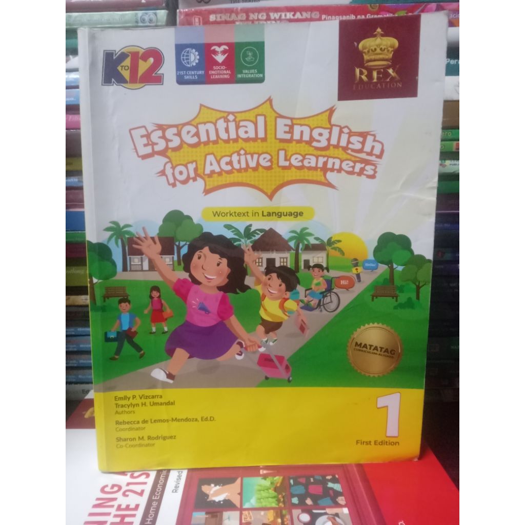 ESSENTIAL ENGLISH FOR ACTIVE LEARNERS GRADE 1 (USED) | Shopee Philippines