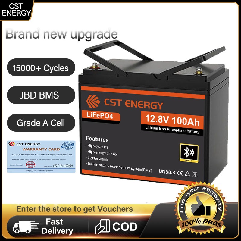 CST ENERGY LifePo4 Battery 12V 100Ah Lithium Battery 12V 280AH Solar ...