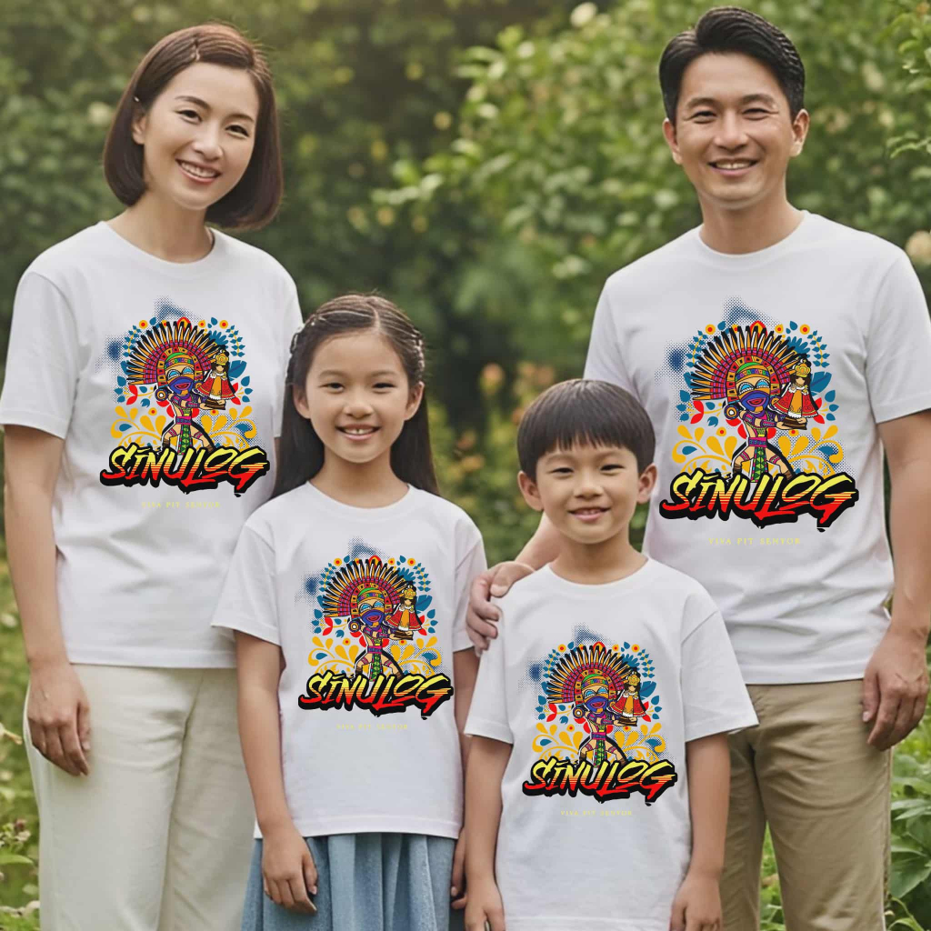 FAMILY SINULOG FESTIVAL CEBU PHILIPPINES BATCH 2 WHITE SUBLI WITH ...