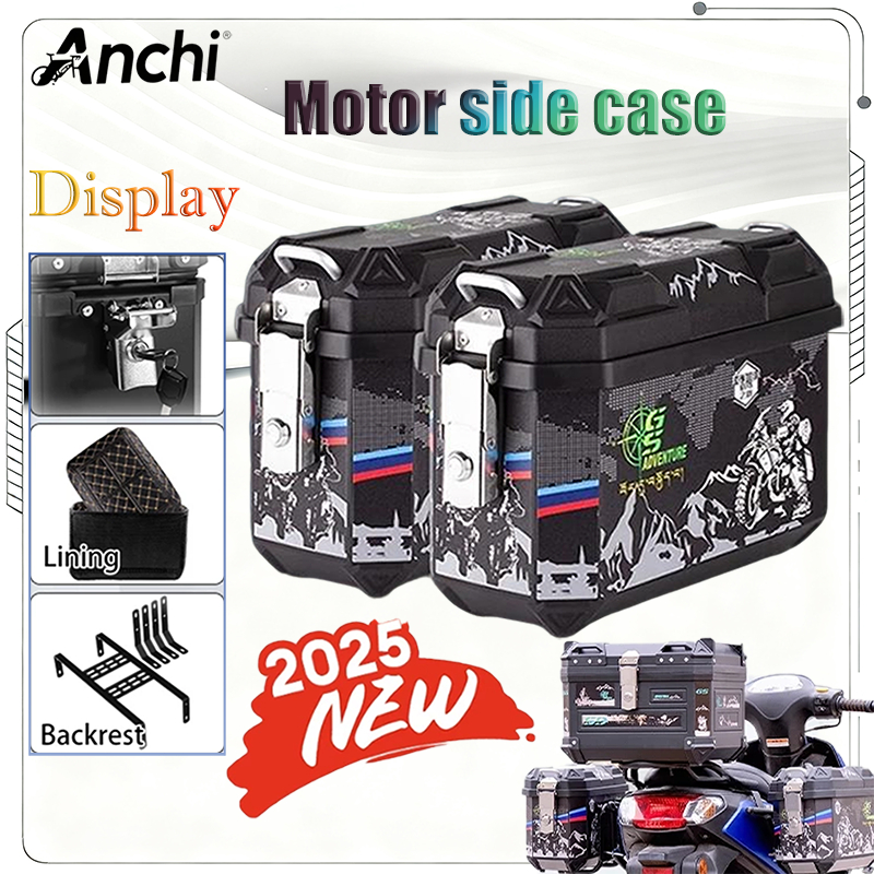 AENXRD Top Box Motorcycle Box 45L Givi Box Motorcycle Motorcycle side ...