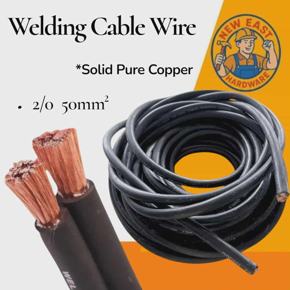 Polonet Welding Cable Wire 2/0 50mm² Pure Copper Per Meter | Shopee ...