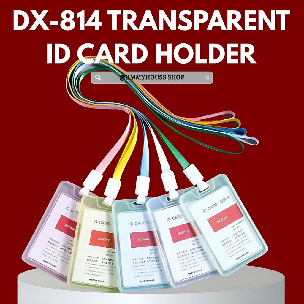 DX-814 ID CARD Waterproof Transparent PVC ID Card Cover Plastic Card ...