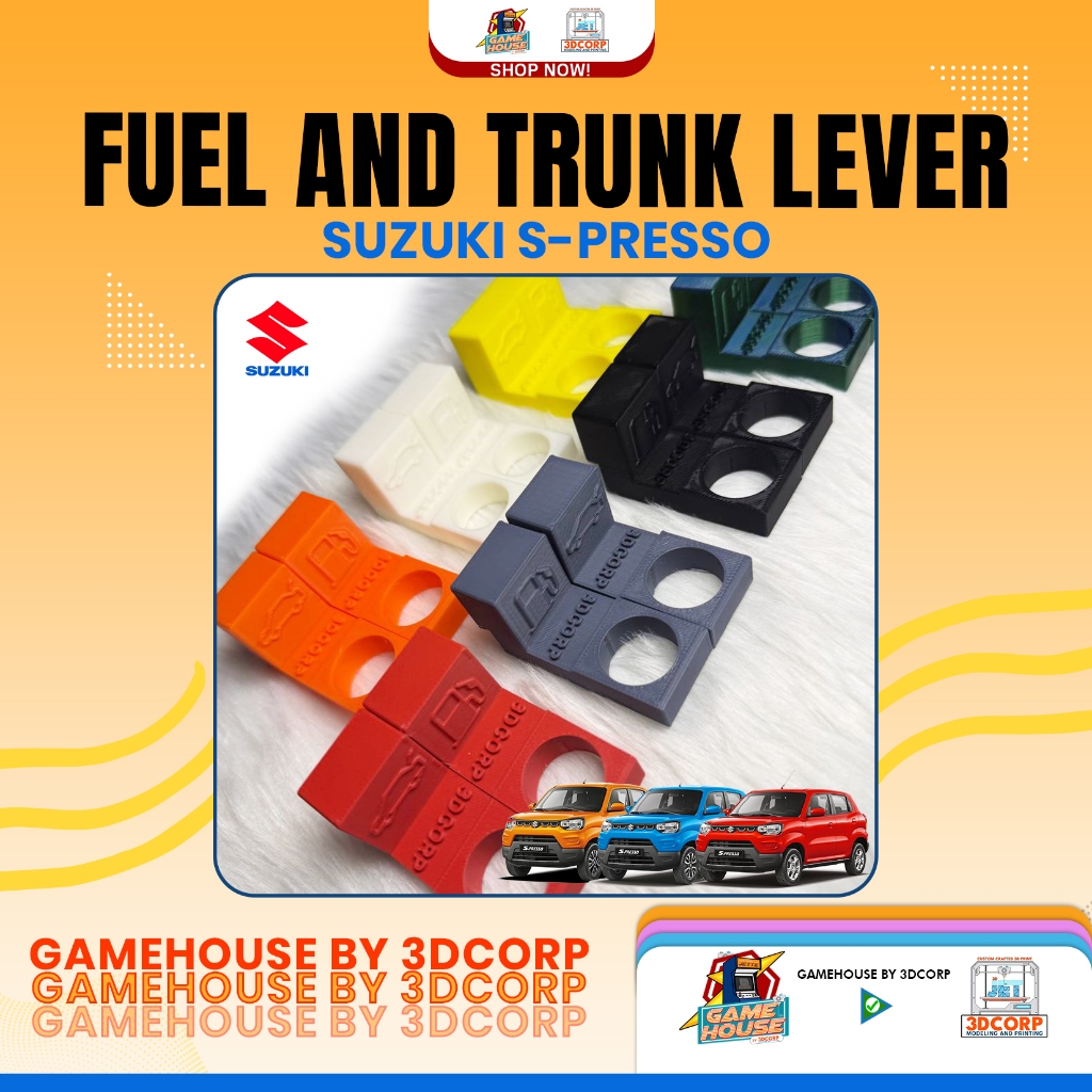 3DCorp Suzuki SPresso Fuel and Trunk Lever Extension | Shopee Philippines