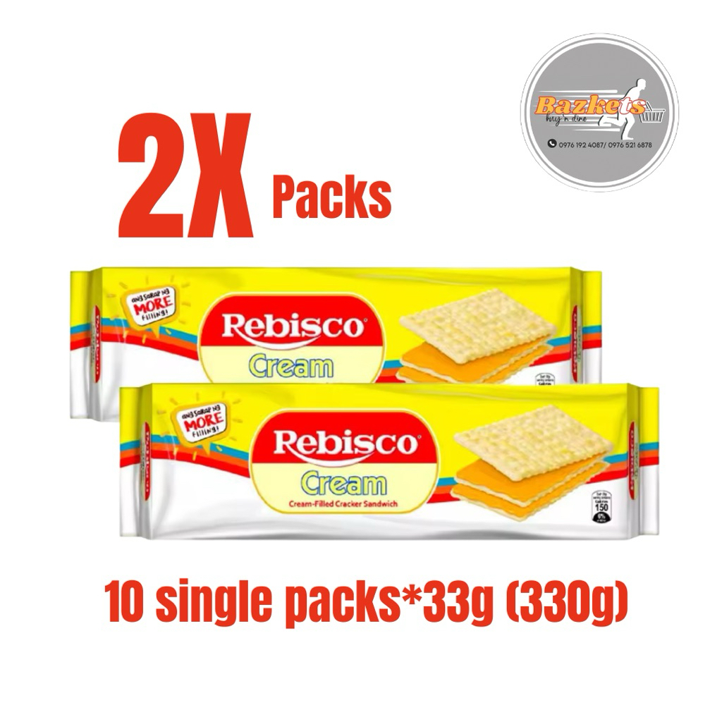 REBISCO CREAM FILLED CRACKER SANDWICH / 10X32g / 2X by Bazkets | Shopee ...