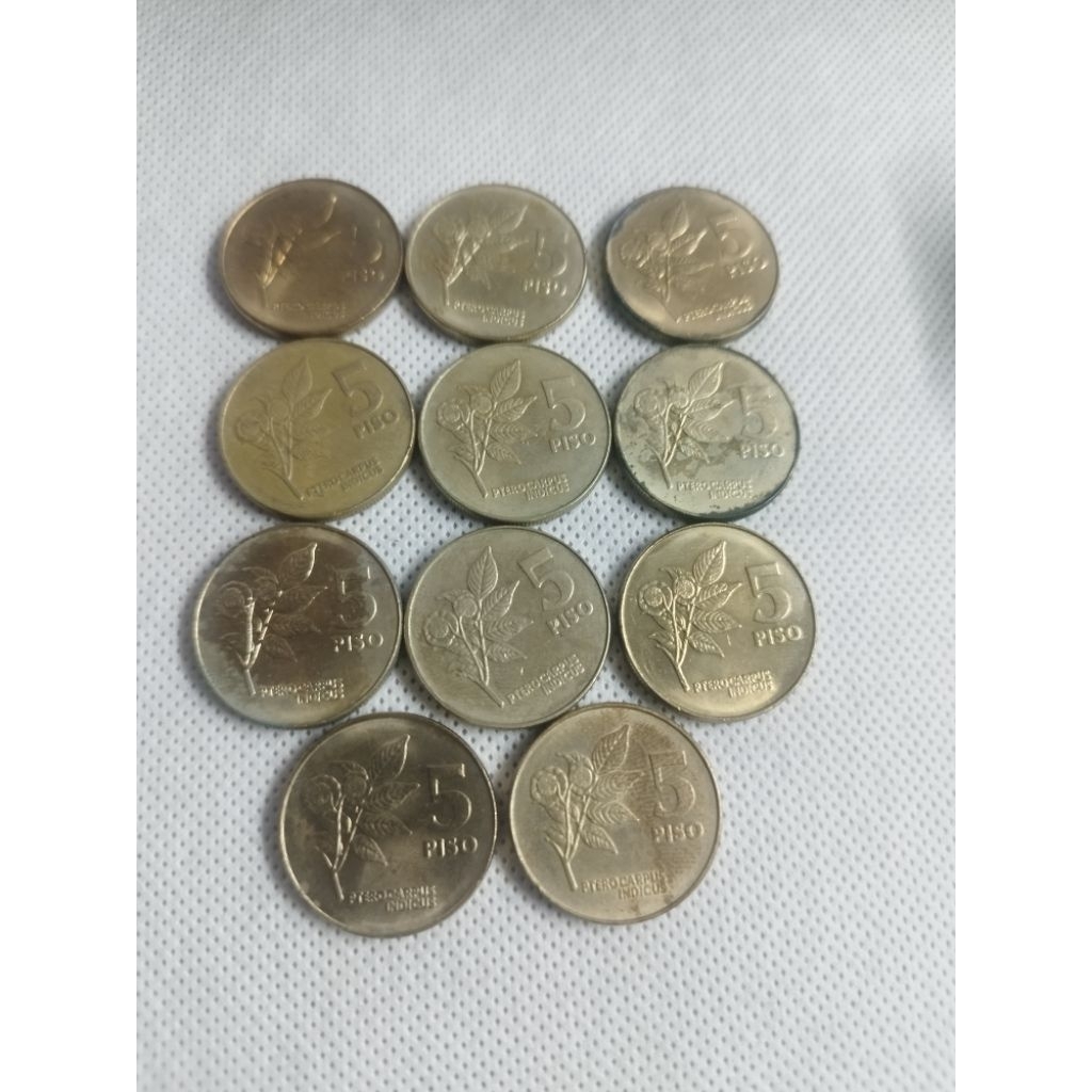 EMILIO AGUINALDO OLD 5 PESO COIN FOR COLLECTING AND EDUCATIONAL PURPOSE ...
