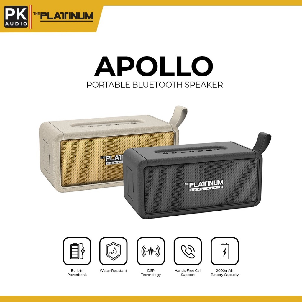 Platinum Apollo Series Portable Bluetooth Speaker | Shopee Philippines