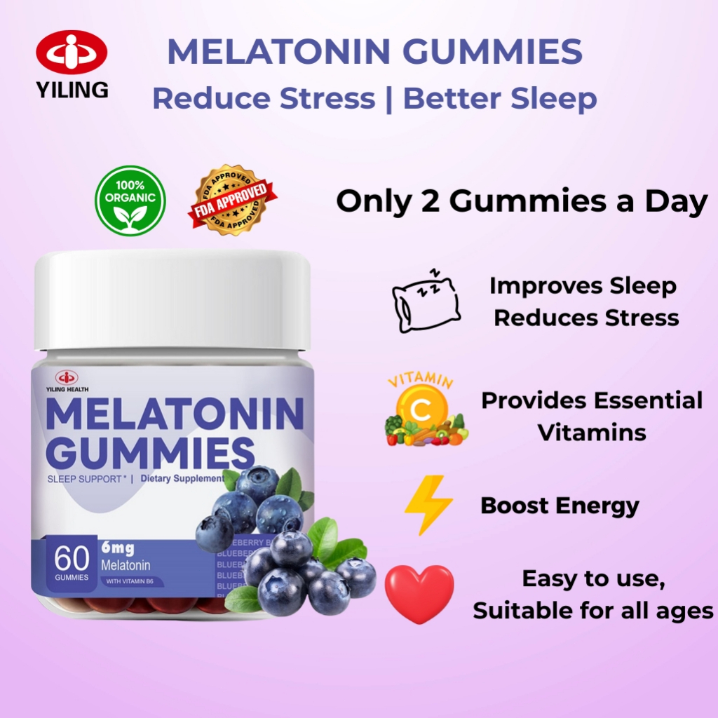 Melatonin Gummies from Yiling Health - Better Sleep, Reduce Stress ...