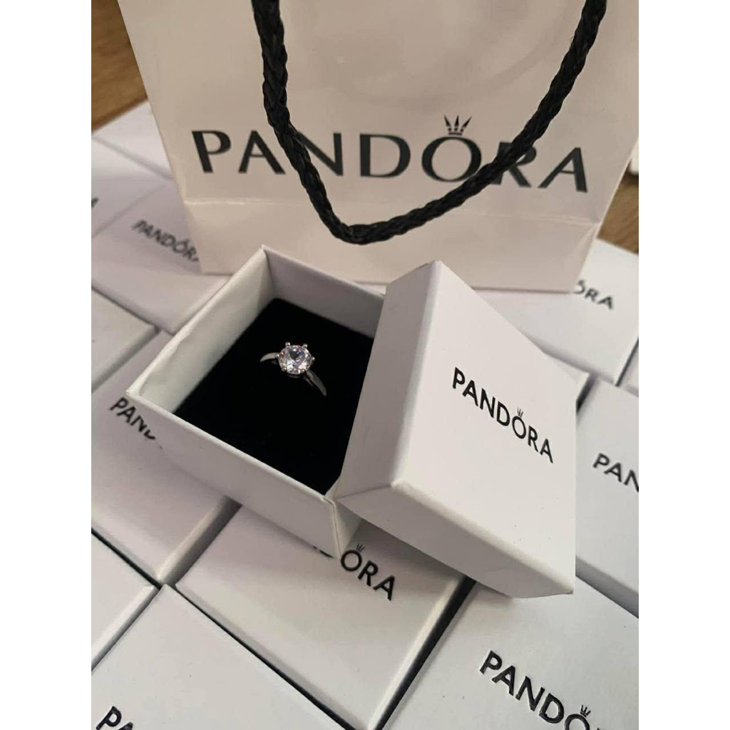 WBPH Pandora Promise Ring Silver Adjustable Diamond Gift Fashion ...